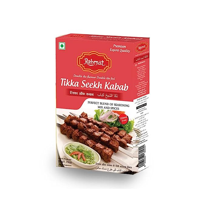 Rehmat Tikka Seekh Kabab Masala Ready to Cook Masala, No Added ...
